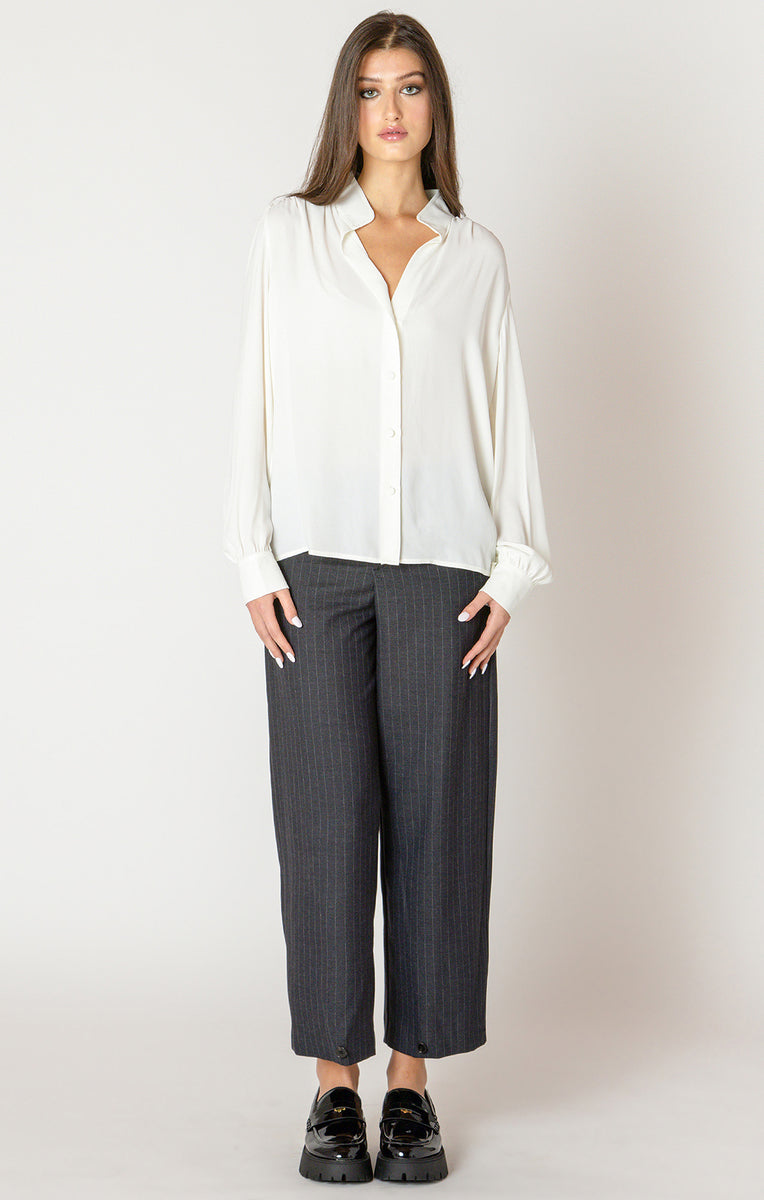 Posh Button Blouse – Seven Saints Boutique